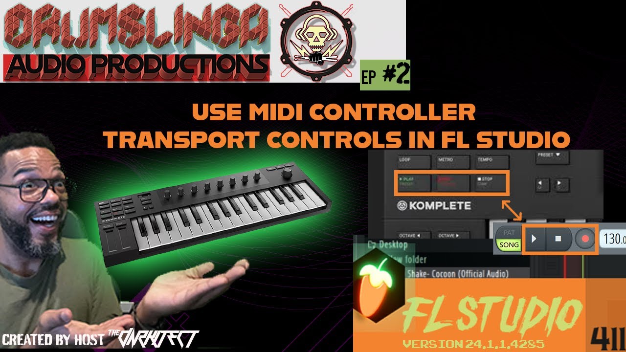 MIDI Keyboard Transport Control Secret Setup | FL Studio Pro Tips [DAP ...