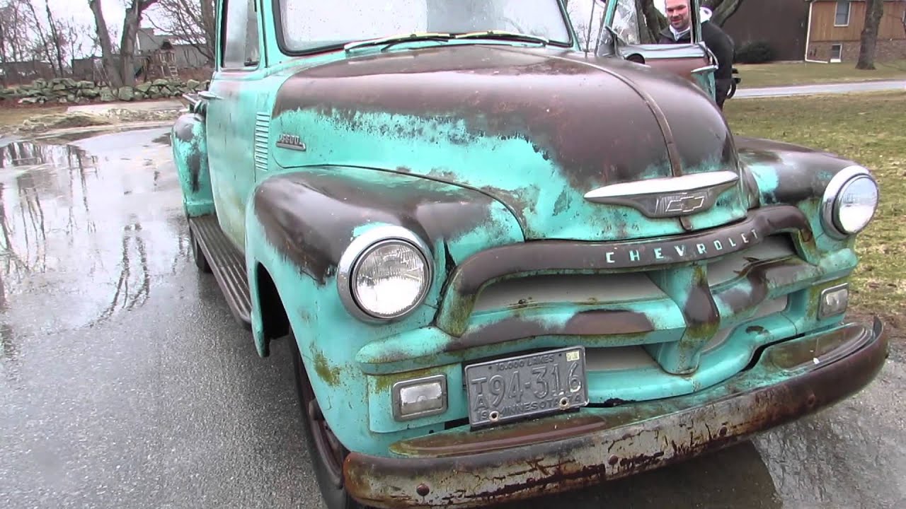 1954 Chevy 3800 Restoration - YouTube