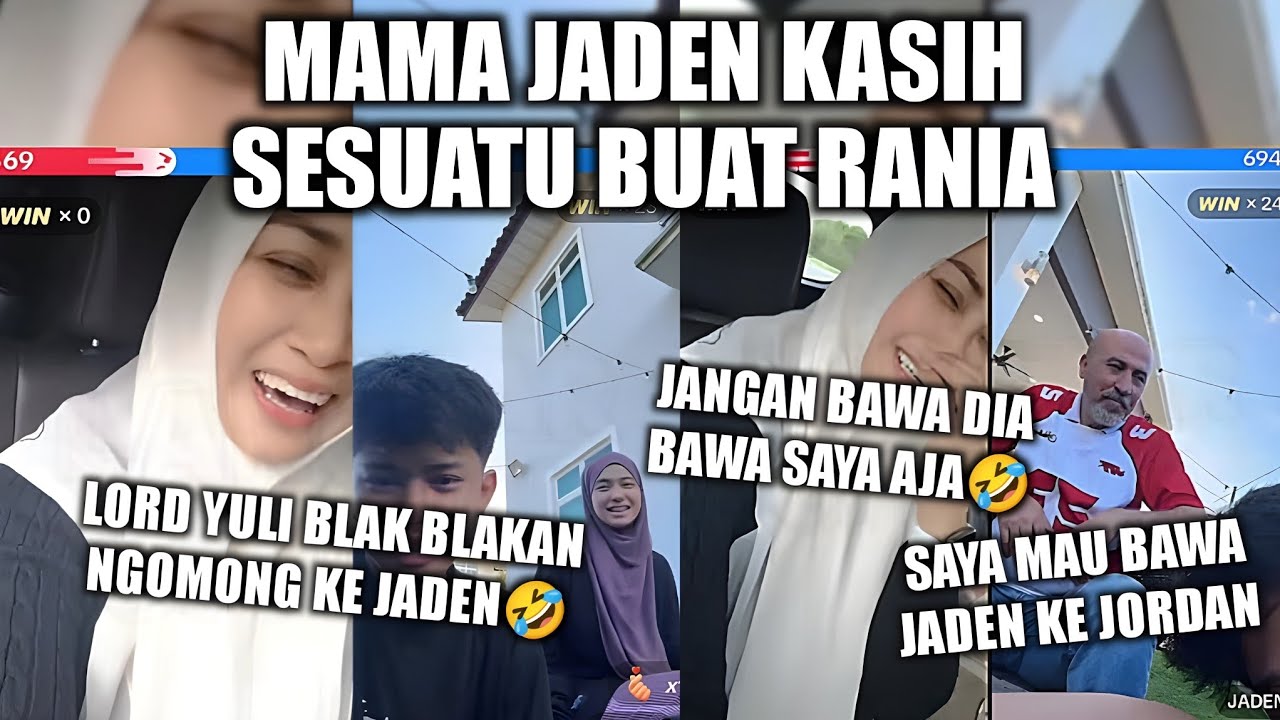 JADEN DAN RANIA LIVE SAMA MAMA JADEN, ADIK BABA KENALAN SAMA MAMA JADEN ...