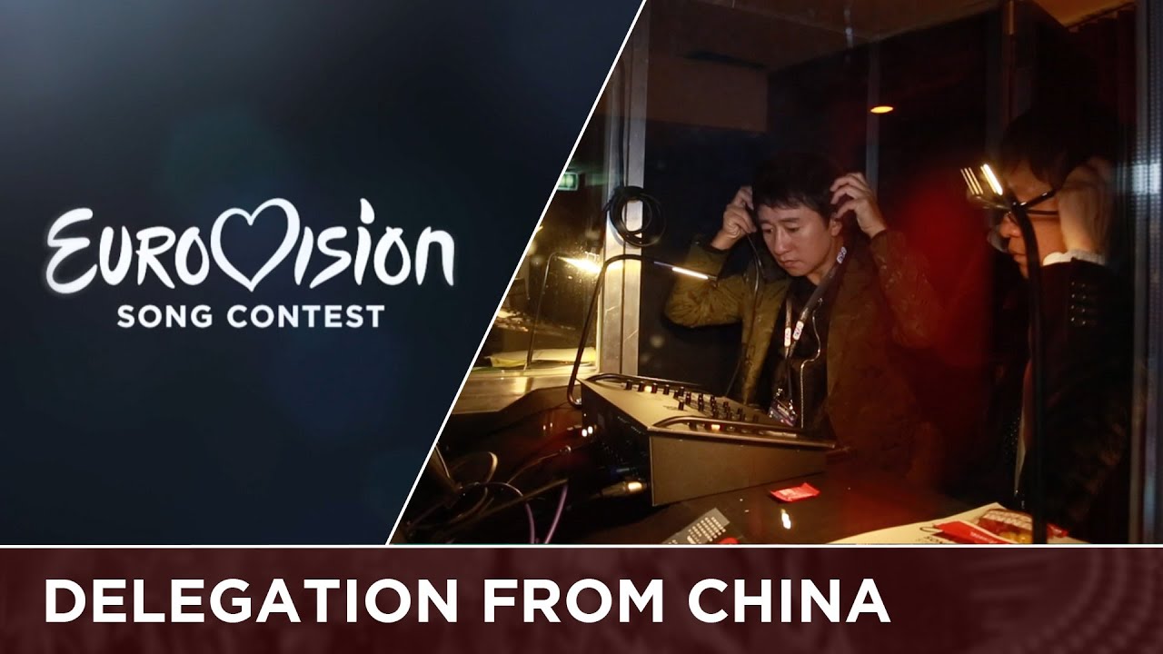 The Chinese delegation at the Eurovision Song Contest - YouTube