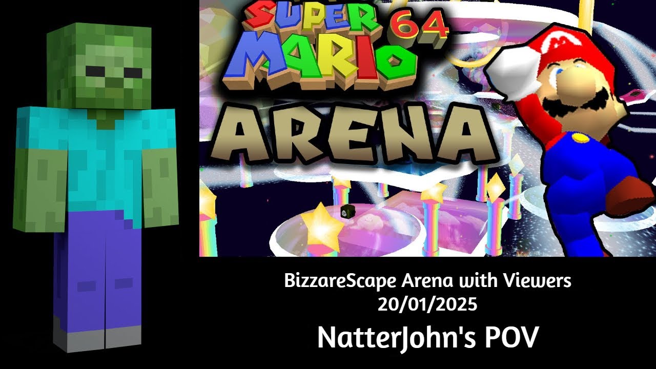 BizzareScape Super Mario 64 Arena with Viewers (20/01/2025 ...