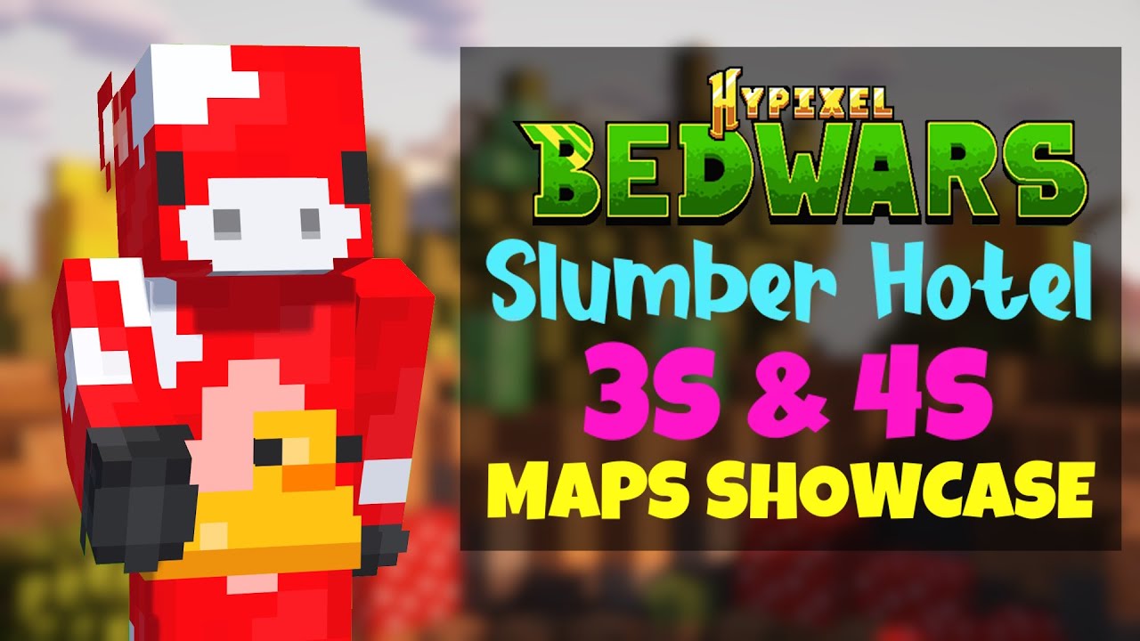 BedWars Slumber Hotel - NEW MAPS in 3s & 4s - YouTube