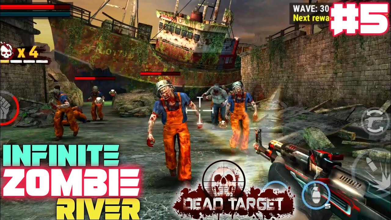 INFINITE ZOMBIE RIVER | DEAD TARGET: ZOMBIE | GAMEPLAY #5 - YouTube