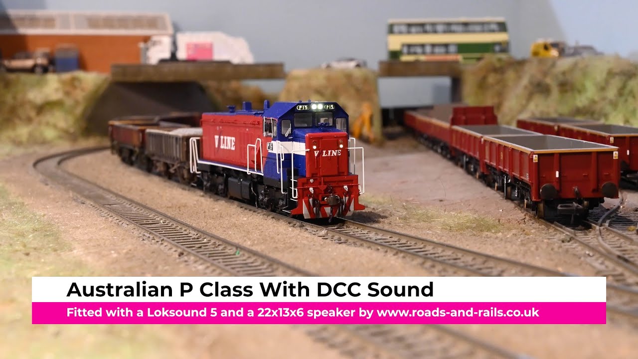 Australian P Class Loco With DCC Sound - YouTube