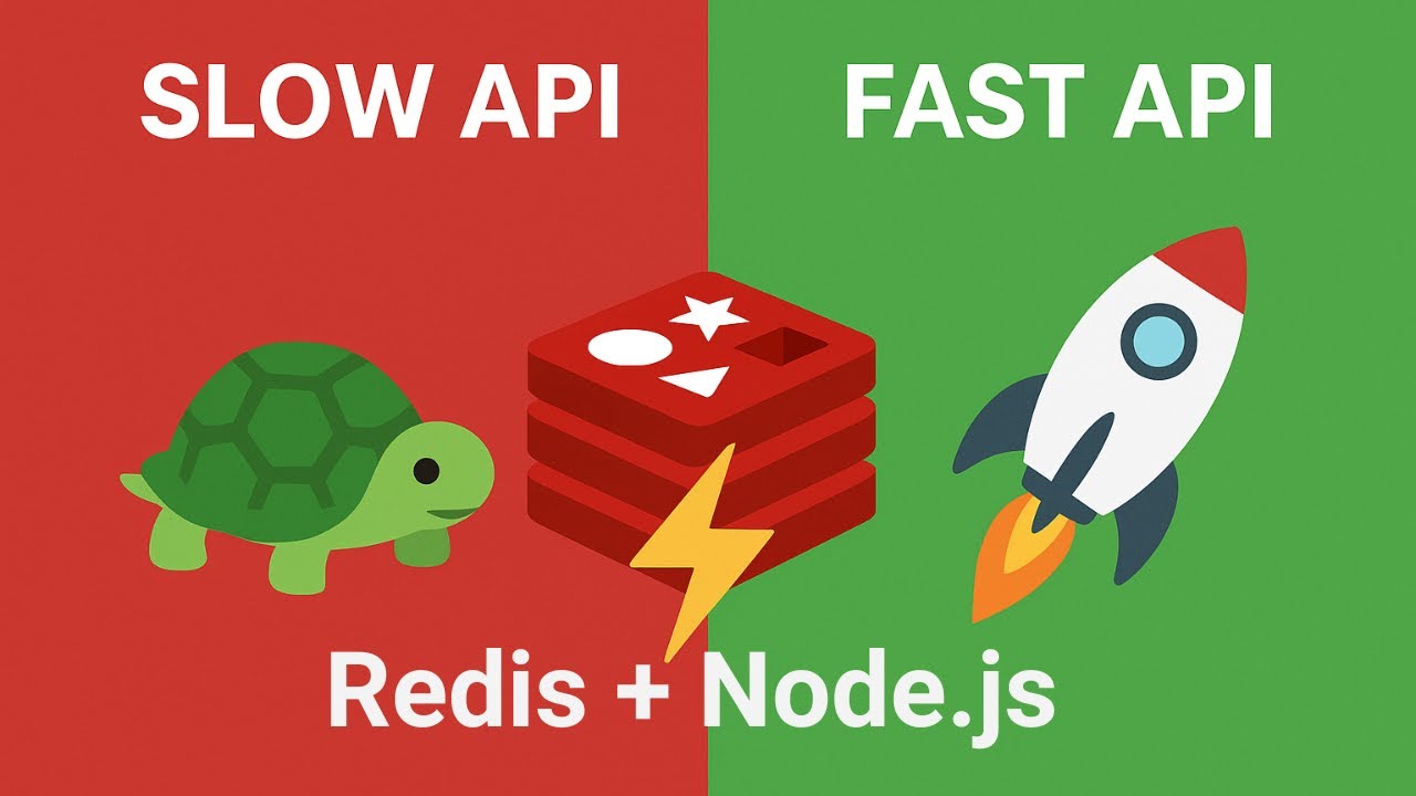 ⚡ Boost Your API Speed with Redis Caching in Node.js 🚀 - YouTube