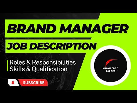 Brand Manager Job Description | Brand Manager Roles and ...