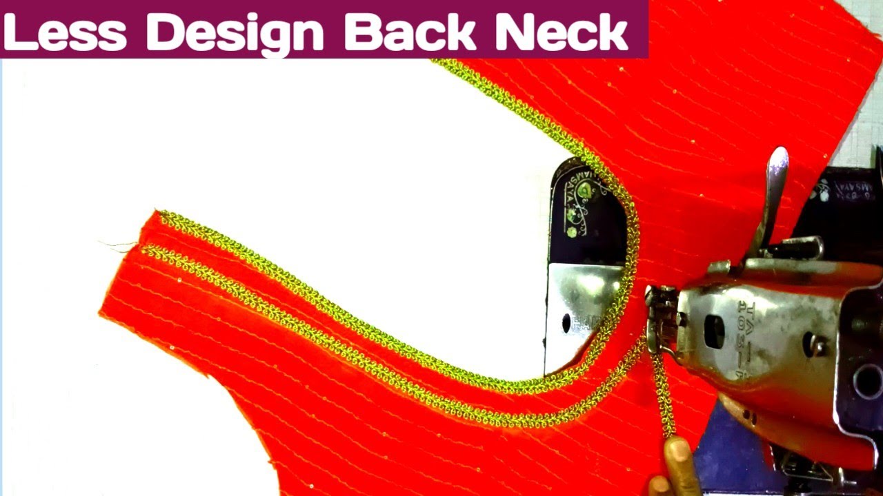 blouse less design || back neck|| latest design||model blouse design ...