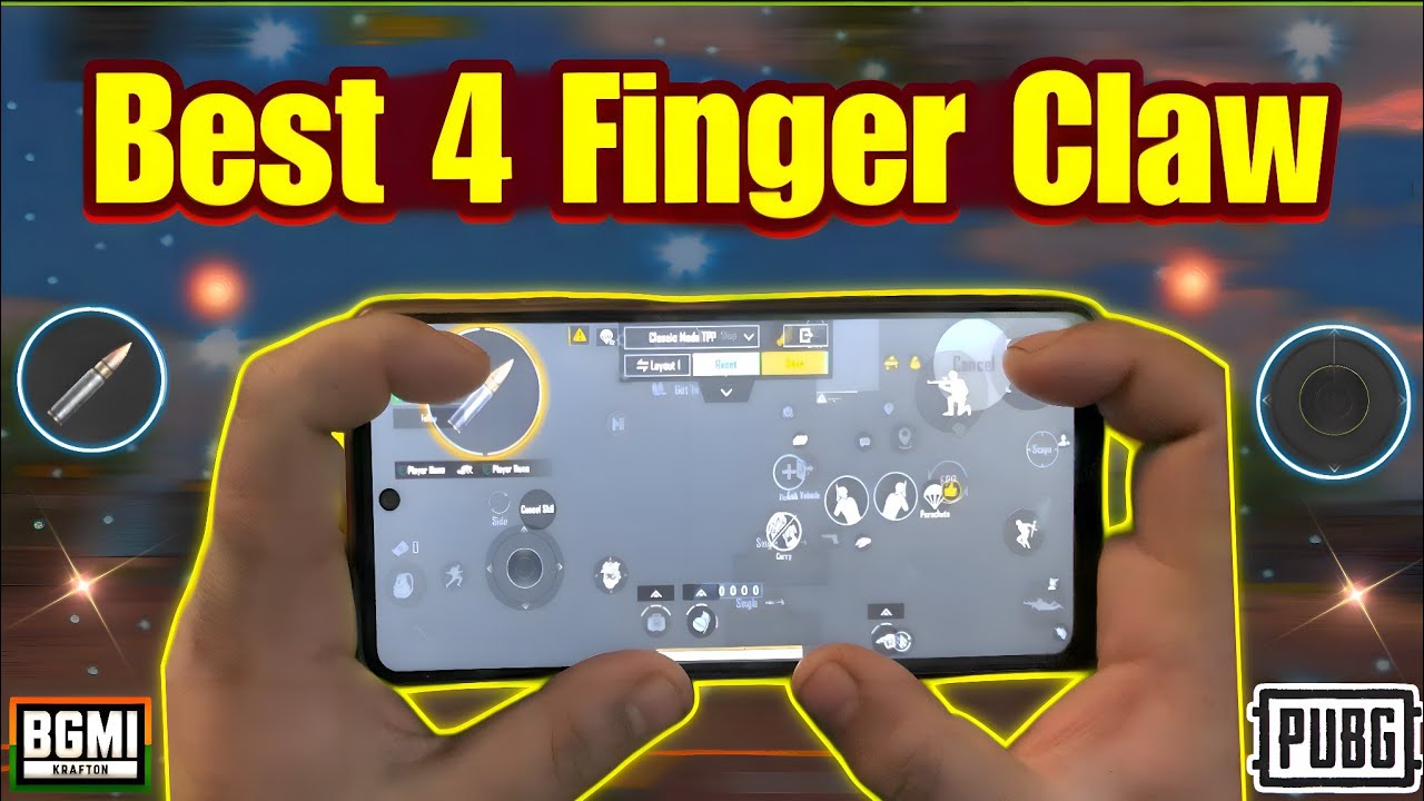 Best 4 Finger claw | zero recoil sensitivity | best 4 finger control ...