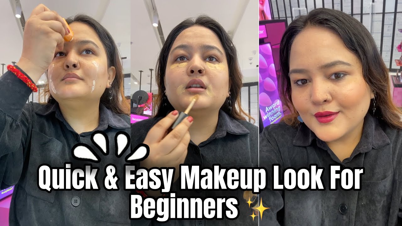 Quick & Easy Makeup Look For Beginners || @Akankshaswami12 - YouTube