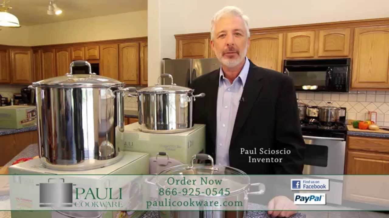 Paulie Cookware featuring The Pauli Pot - Tv Commercial - YouTube