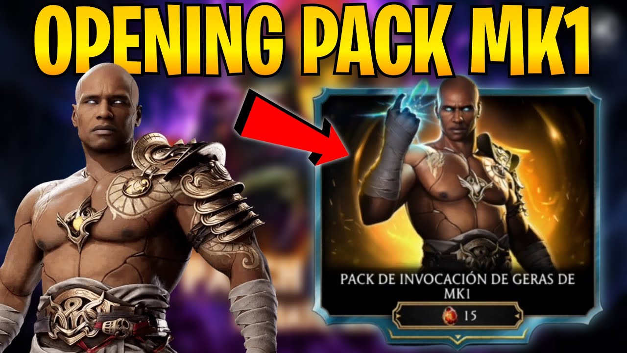 ¡EL NUEVO GERAS MK1 YA ESTÁ AQUÍ! 🤯 Opening Pack Mortal Kombat Mobile ...