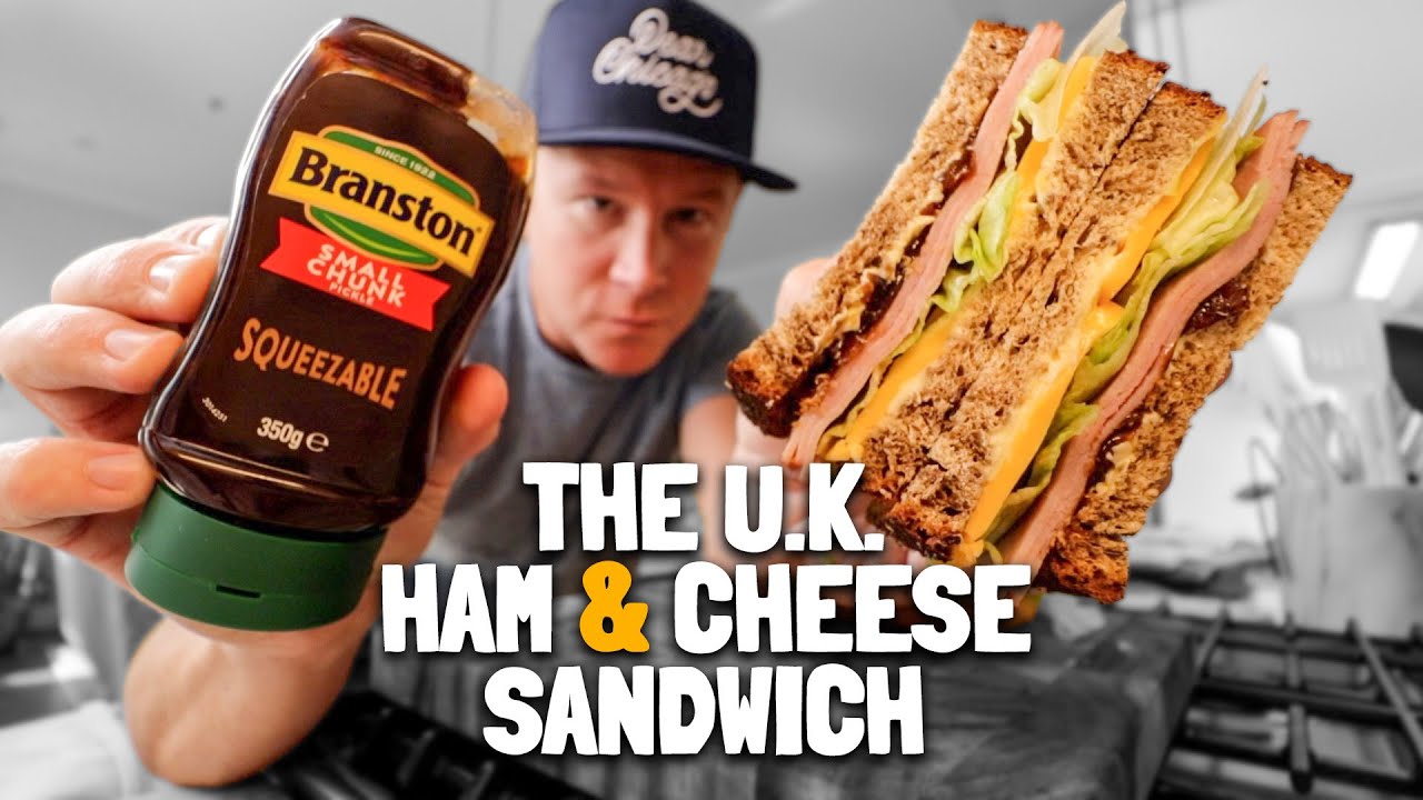 My first Ham & Cheese Sandwich with Branston's Small Chunk Pickle 🇬🇧🥪 ...