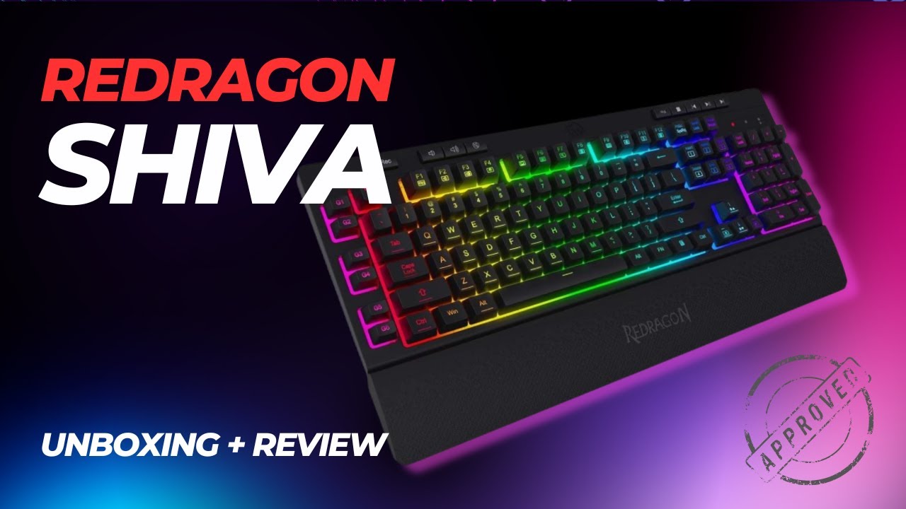 📦 Teclado Gamer Redragon Shiva RGB: Unboxing e Análise Detalhada! - YouTube
