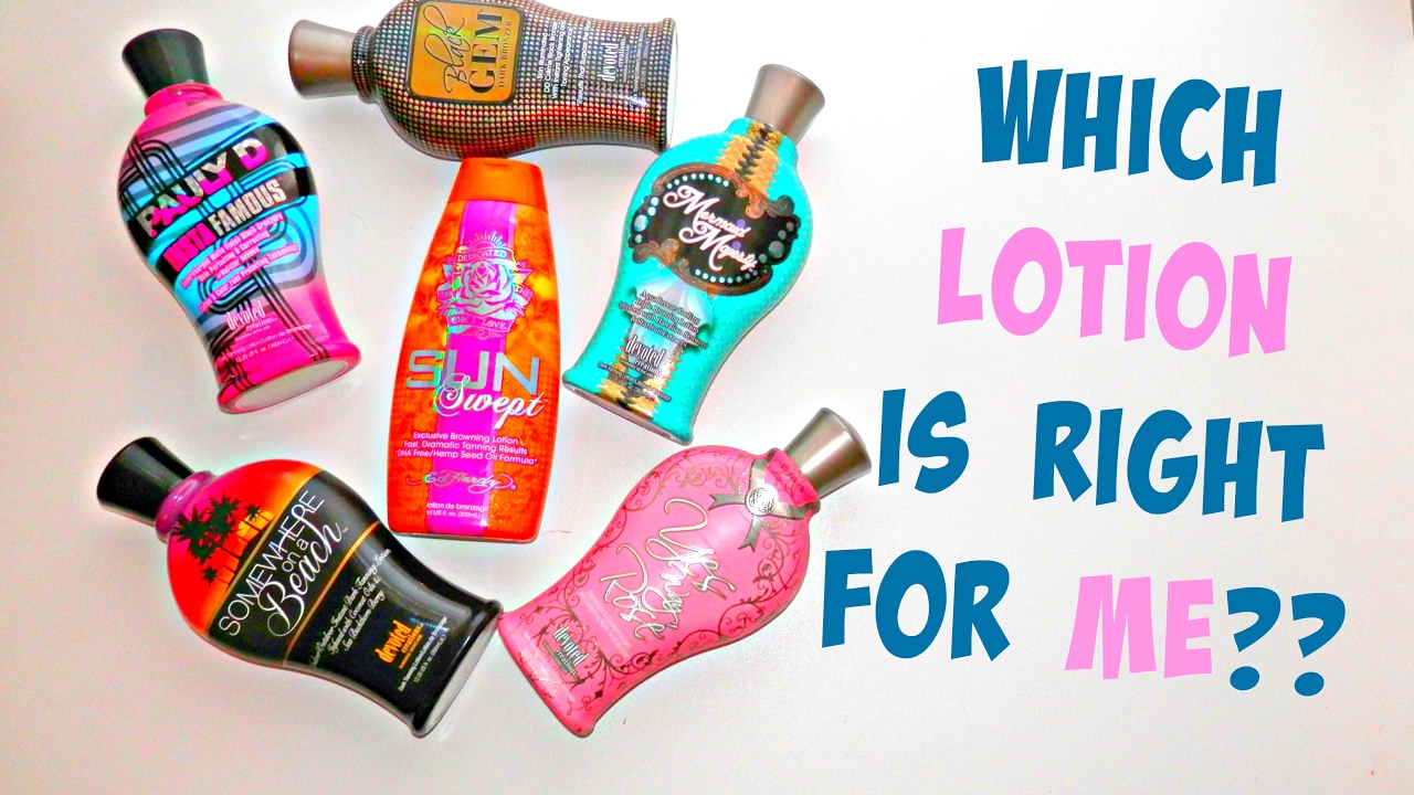 What To Look For In A Tanning Lotion?? + My Lotion Collection - YouTube