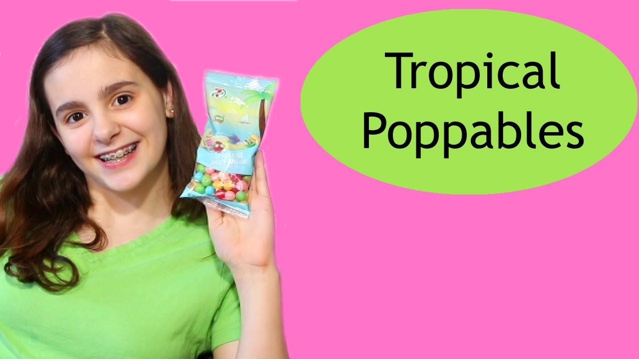 What's in the Bag Candy Review - Tropical Poppables Candy - YouTube