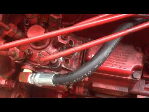 966 IH injector pump - YouTube