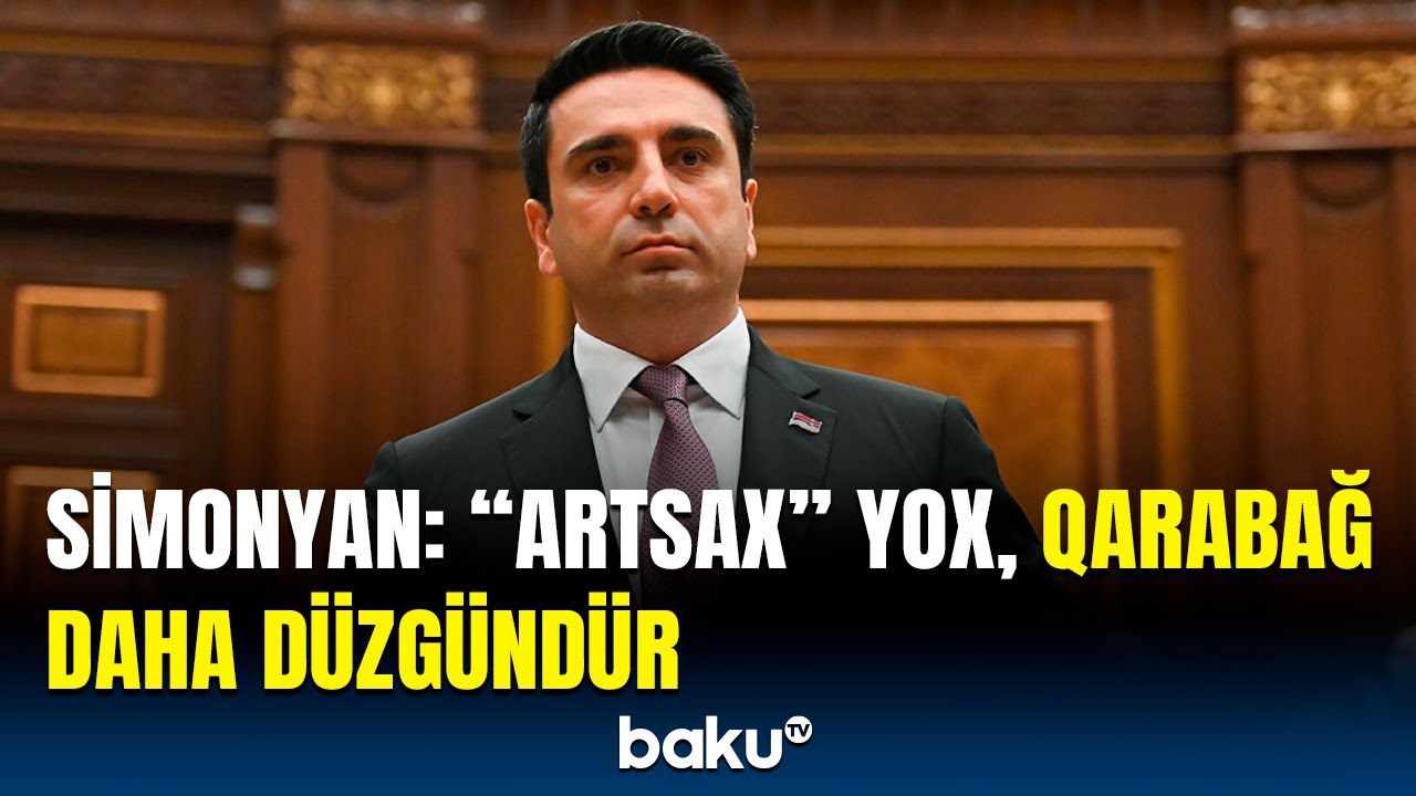Alen Simonyan ardıcıl 4 dəfə "Qarabağ" dedi | Qarışmayın və susun ...