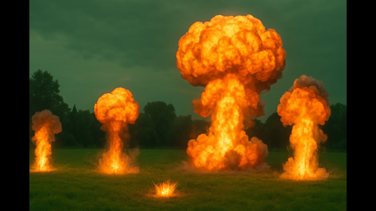 Free VFX Explosion Pack | Nuclear Explosion Green Screen Download (4K ...