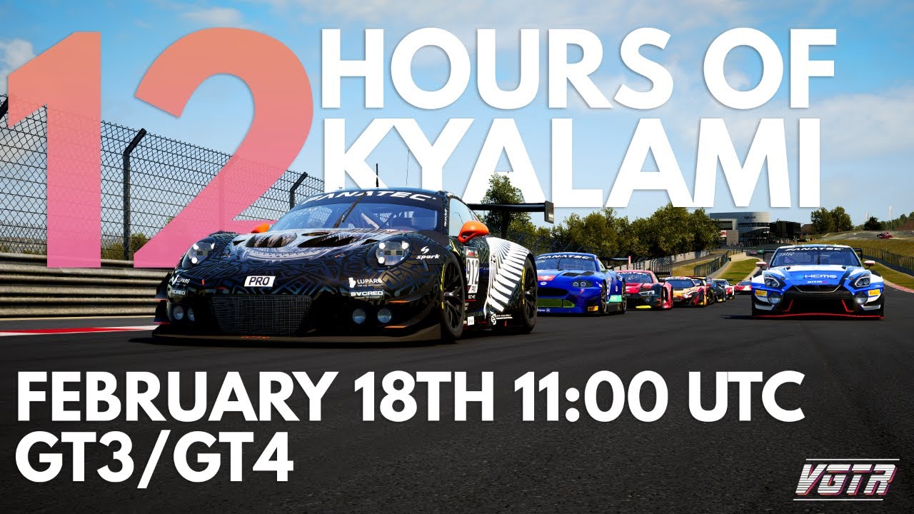 VGTR | 12 HOURS OF KYALAMI | Endurance - YouTube