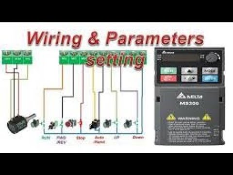 delta vfd potentiometer connection testing - YouTube
