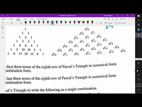 Pascals Triangle 1 - YouTube