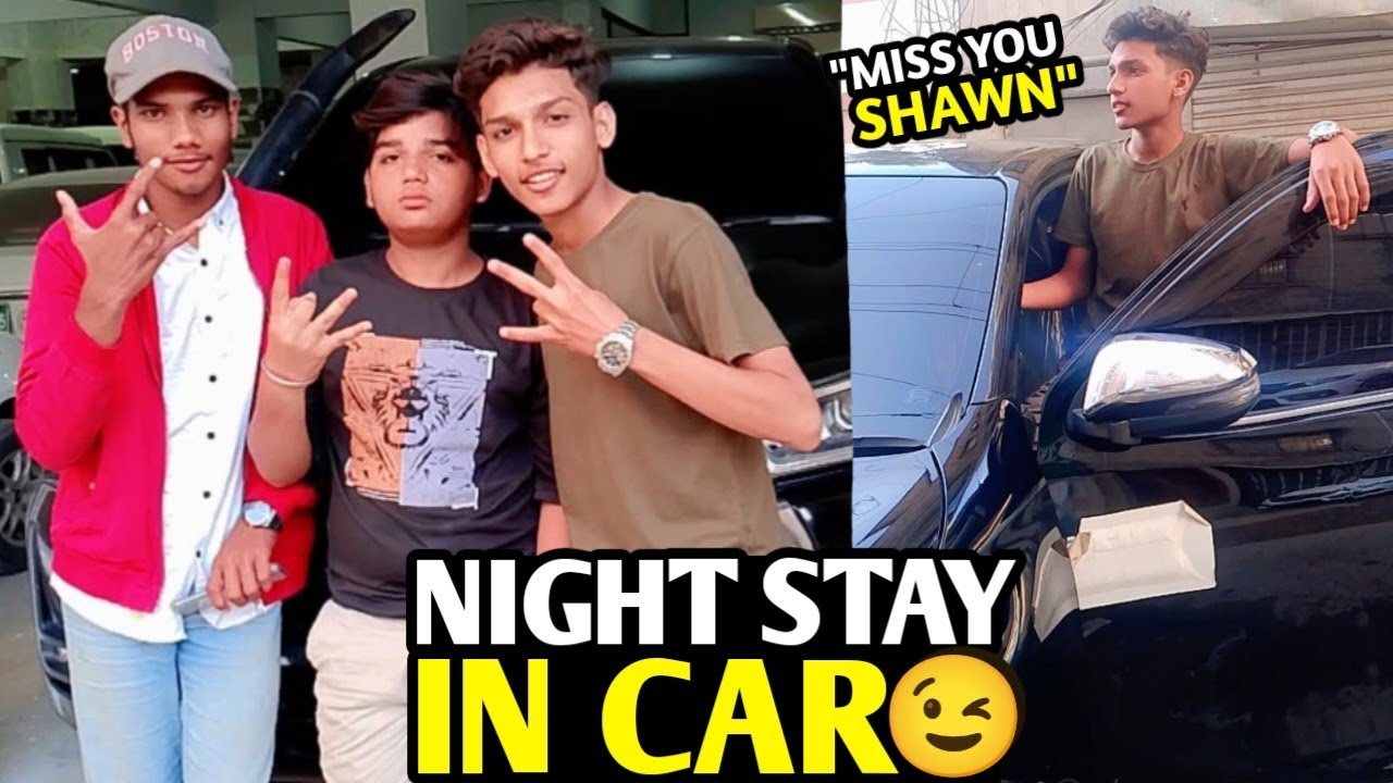 Night Stay In Car Without Shawn 😳 Car Crack Ho Gai 😱 - YouTube