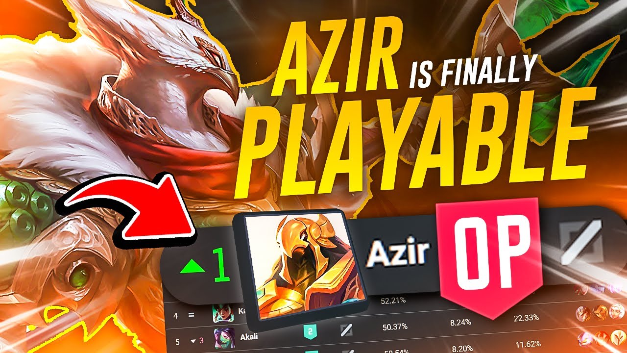 AZIR IS FINALLY GOOD IN SOLO Q FOR THE FIRST TIME IN YEARS (OVER 50% ...