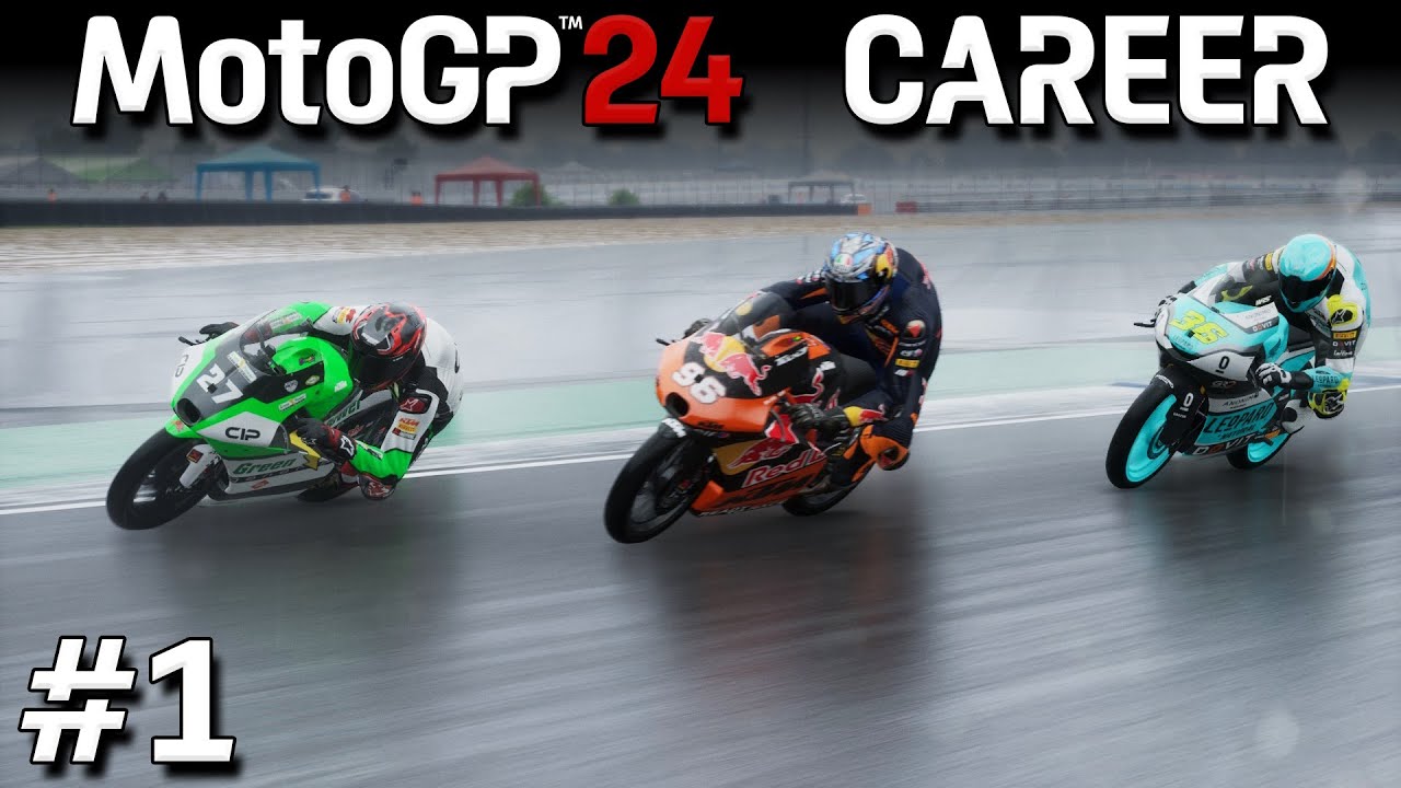 MotoGP 24 Career Mode Part 1 - The Ai Are Finally Fair In The Wet ...