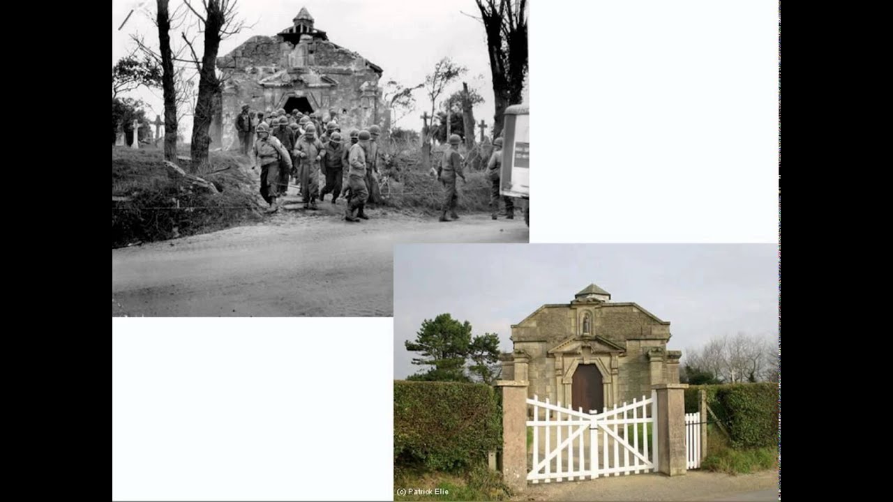 Normandy Then and Now D - Day - YouTube