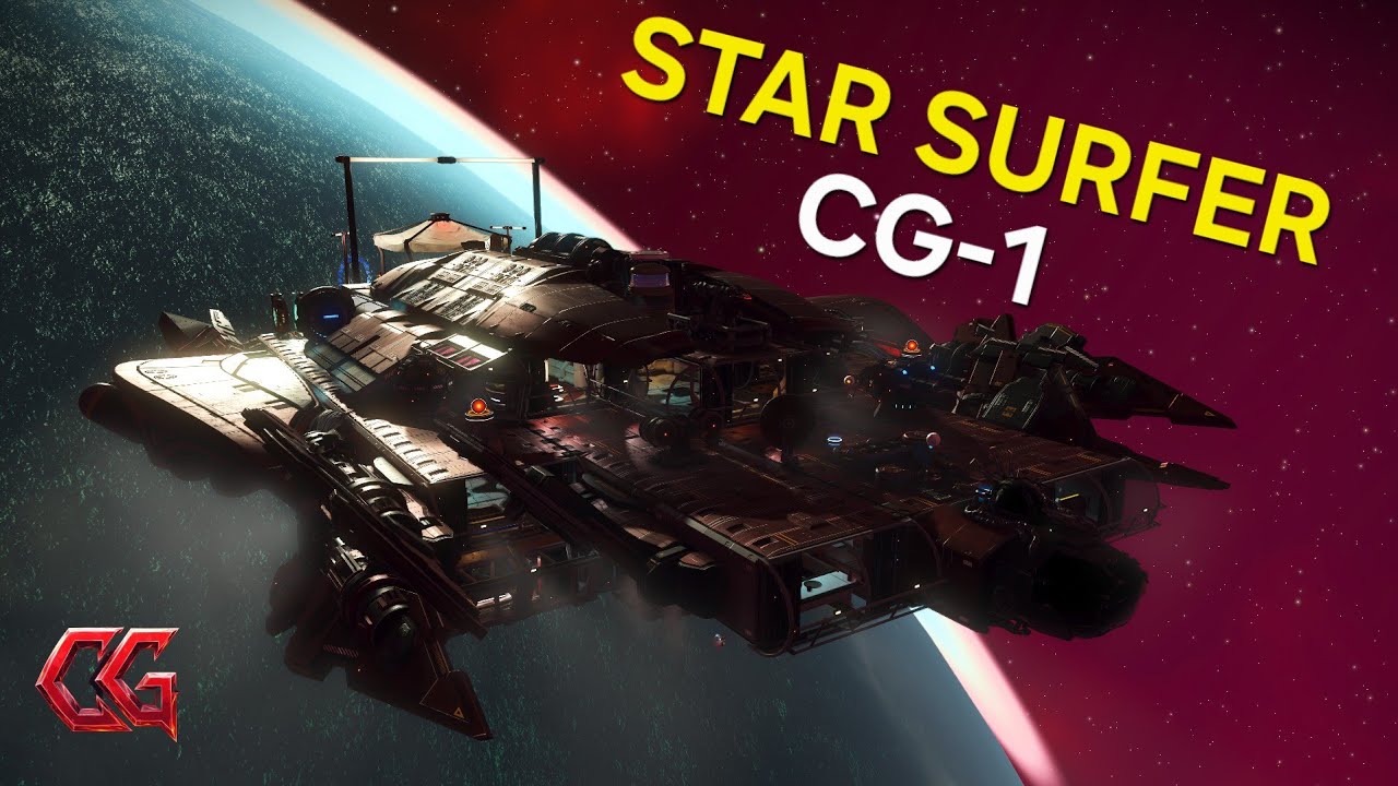 Star Surfer CG-1 Corvette Tour & Tips | No Man's Sky - YouTube