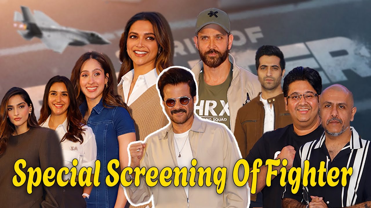 Celebs Present At Special Screening Of Fighter Movie | #fighter # ...