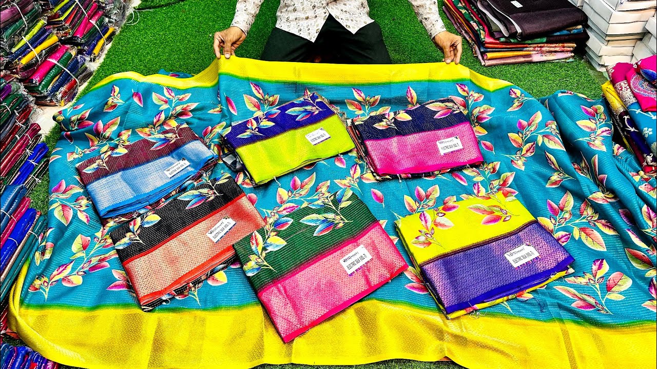#Madina | ఉగాది పెళ్లి సందడి ఆఫర్ | కొత్త చీరలు | SM TEXTILES HYDERABAD ...