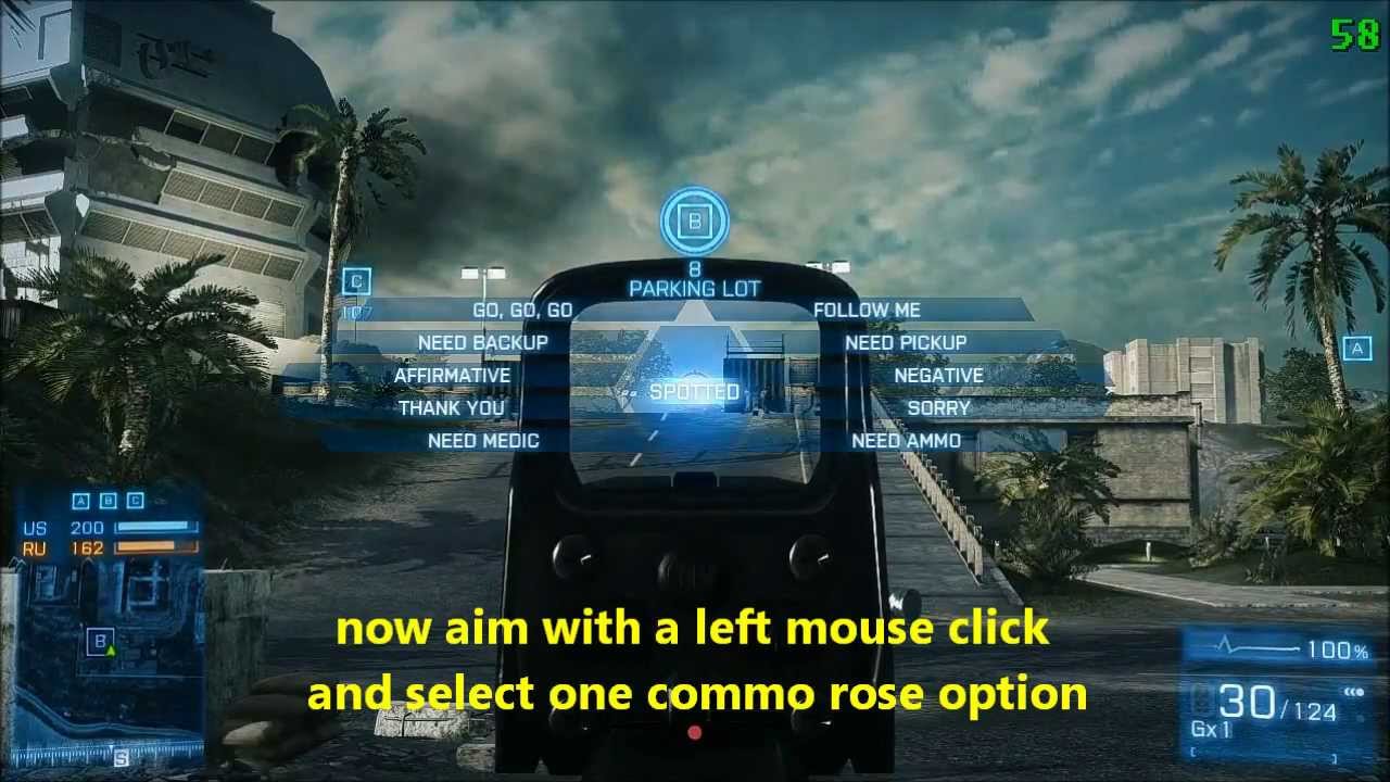 Battlefield 3 "Commo Rose" glitch - Your mouse is not broken, bro ...