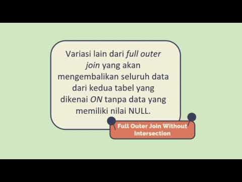 Full Outer Join Without Intersection | SQL - YouTube