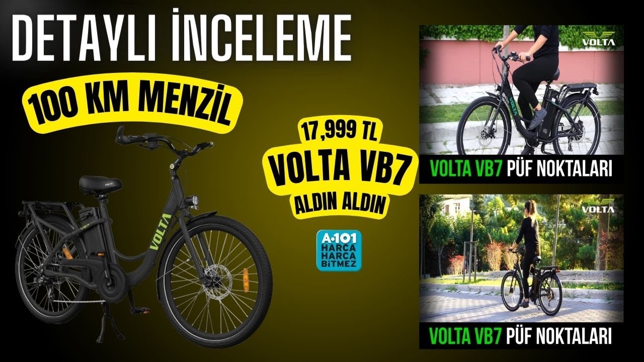 Elektrikli Bisiklet Volta Vb7 Önemli Bilgiler, / Volta vb7 İnceleme ...