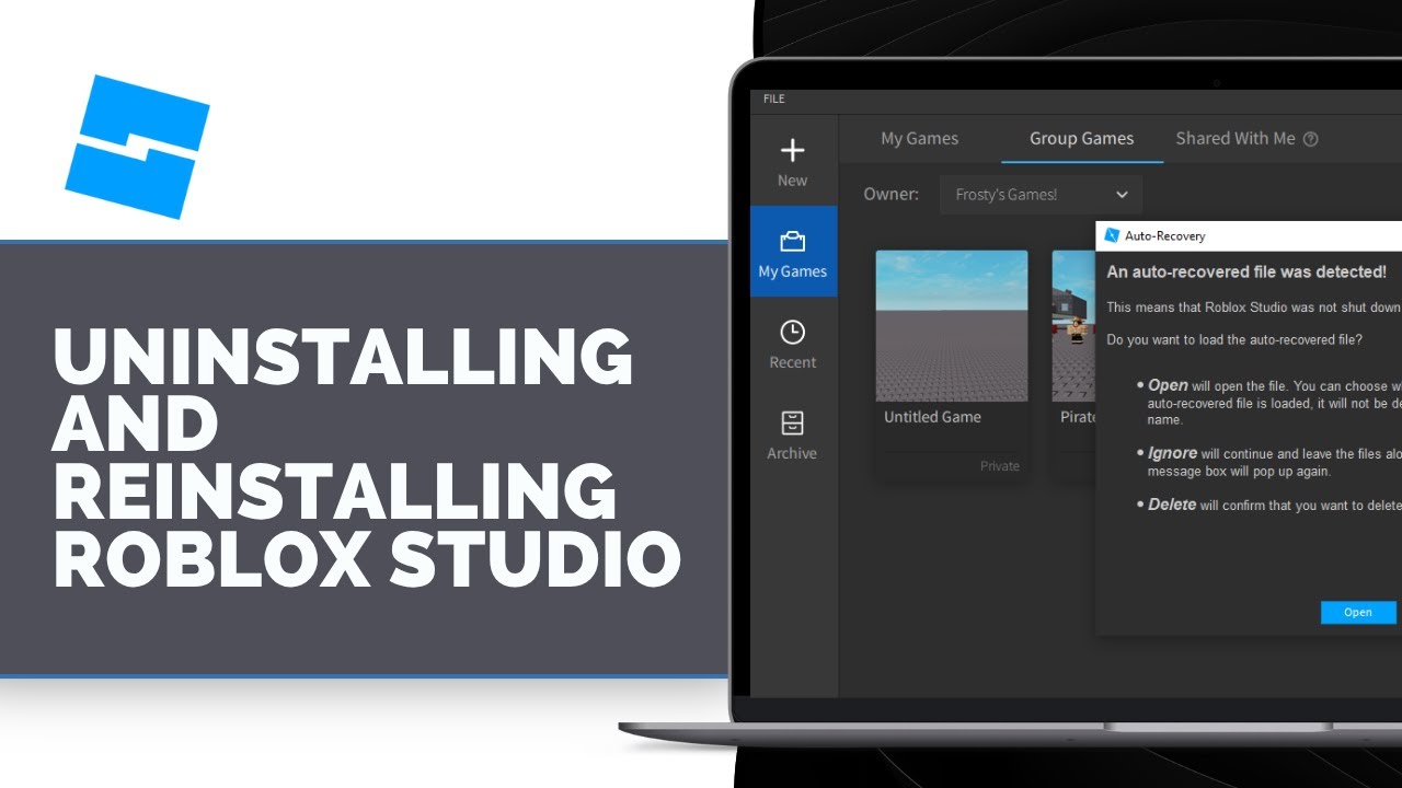 How to Uninstalling and Reinstalling Roblox Studio on PC (2025 Guide ...