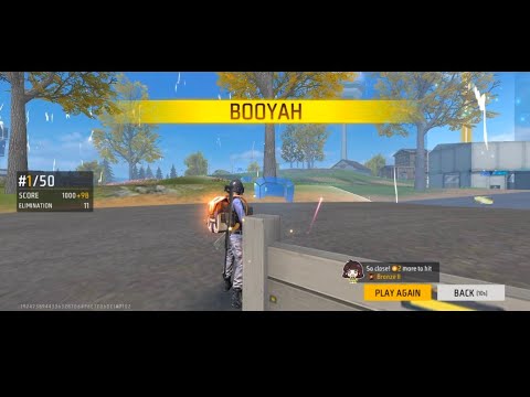 freefire game Booyah,mycurrent status,beginner game - YouTube