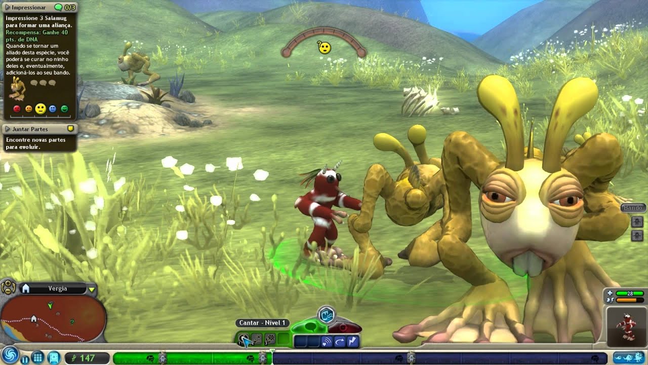 Spore #2- Evoluindo nossa criatura -Parte 2 - YouTube