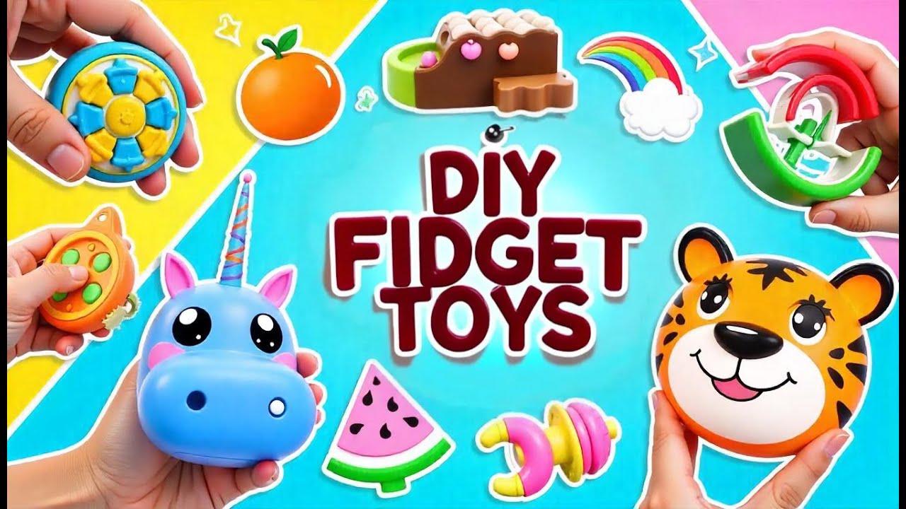 🔴 LIVE: 20 Amazing Fidget Toys! & Crafts!!🤩 by Imagine Playworld - YouTube