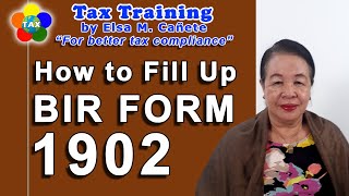How to Fill Up BIR Form 1902 | Doovi