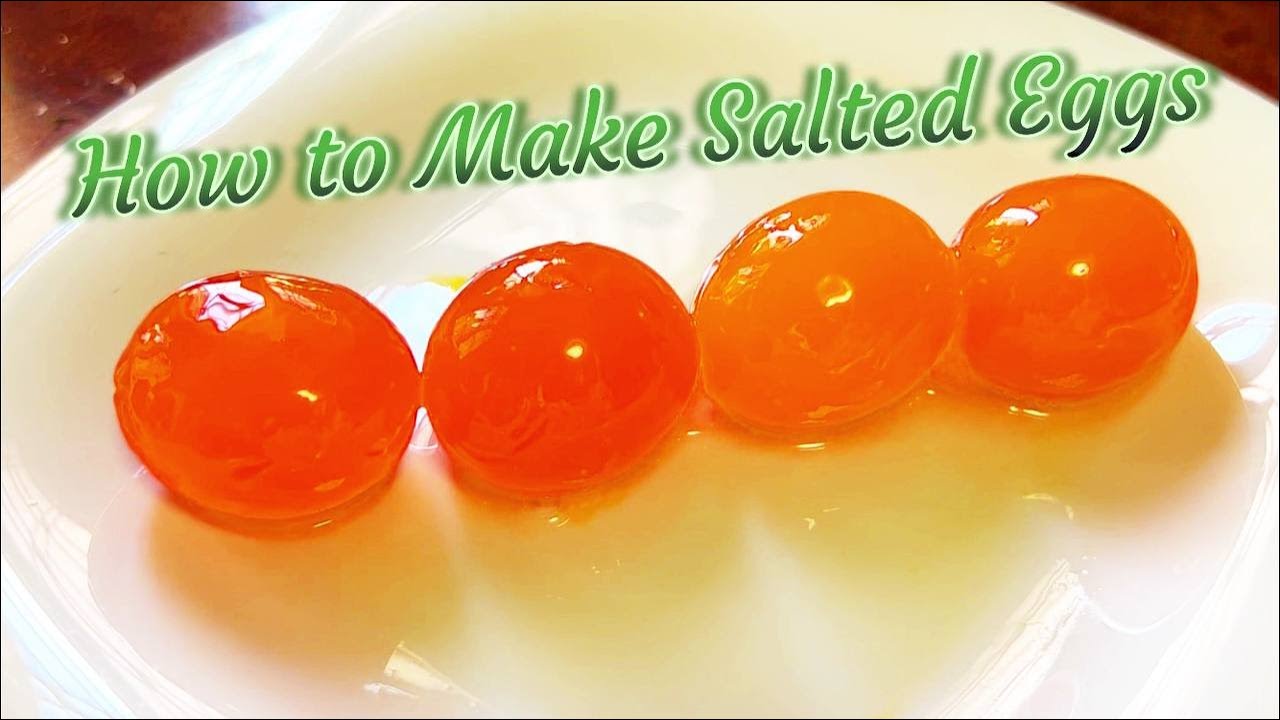 How to Make Salted Eggs #howto #egg #food #homemade - YouTube