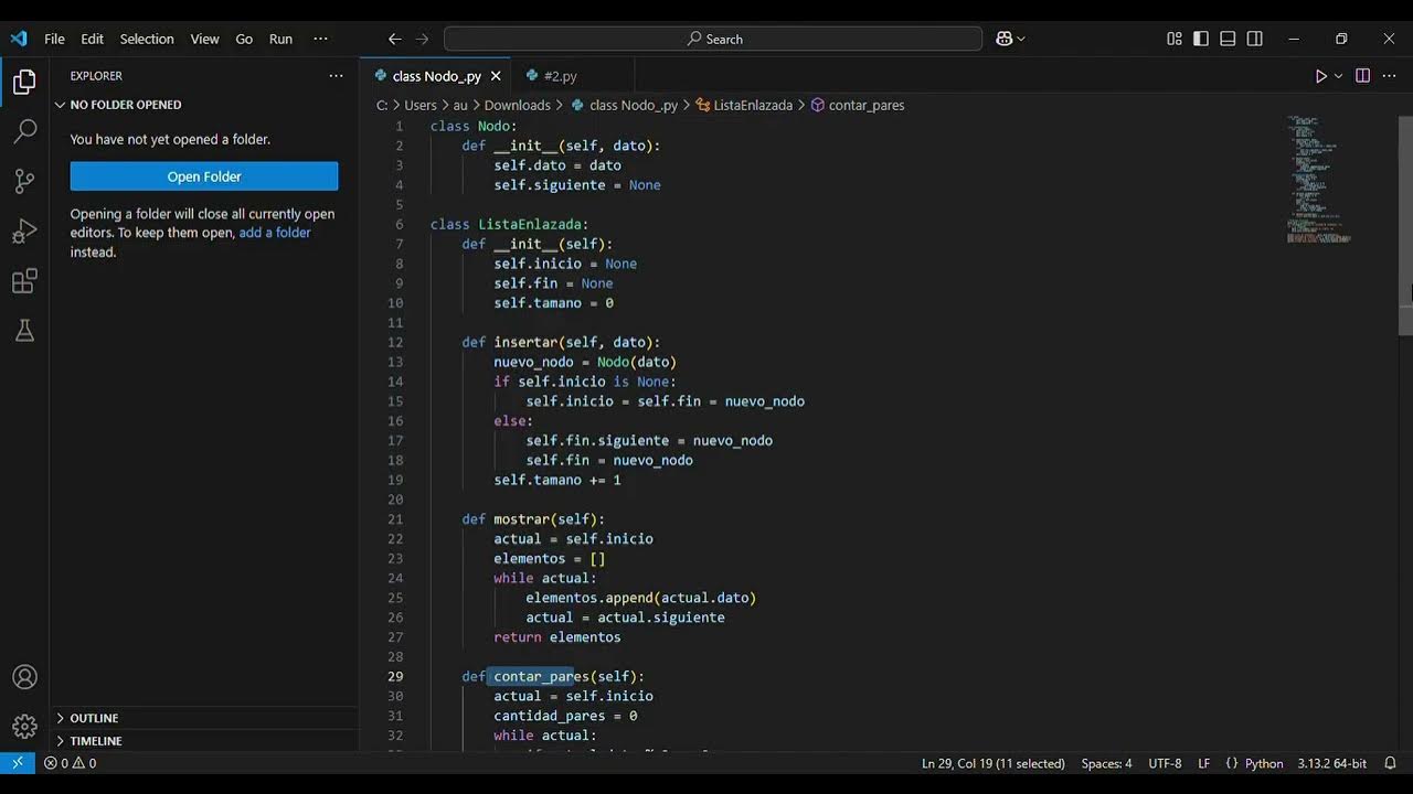 class Nodo py Visual Studio Code 2025 02 17 22 49 19 - YouTube