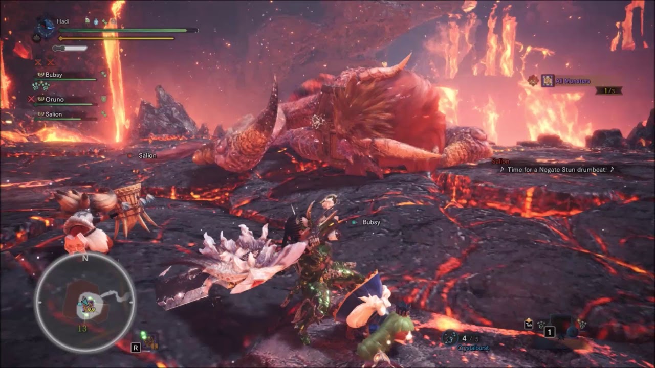 Monster hunter World 1000 damage attack - YouTube
