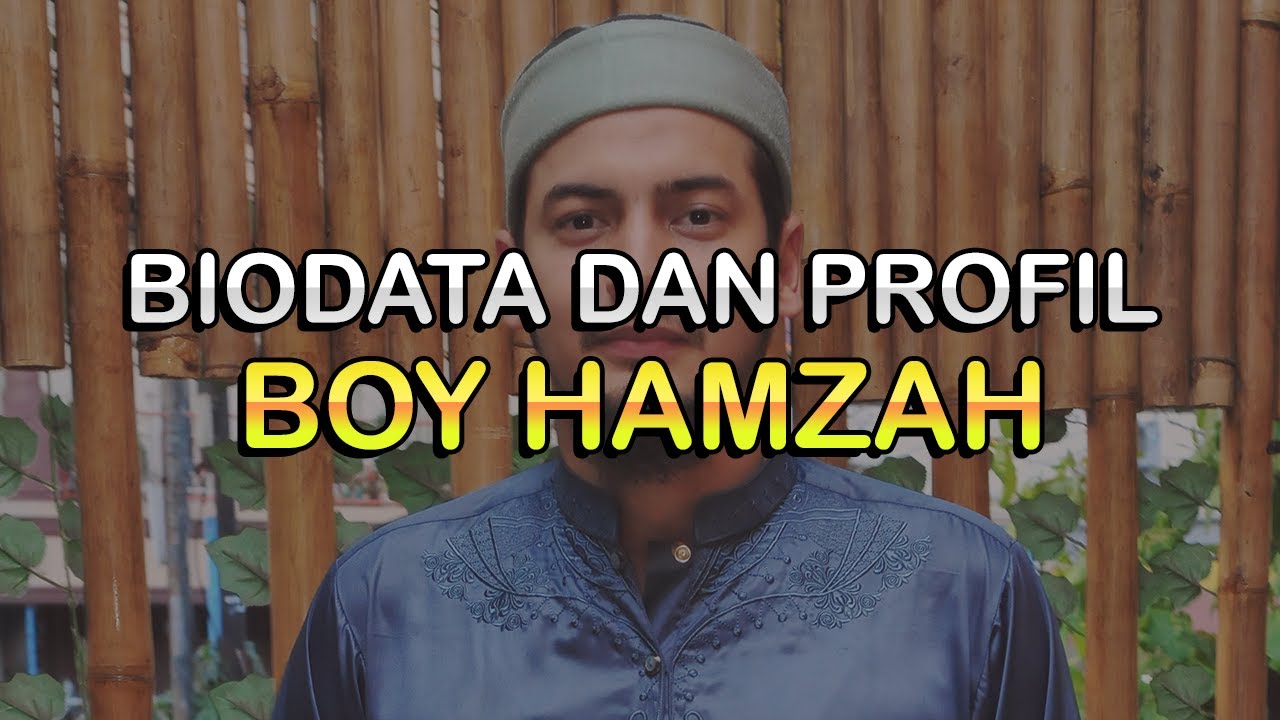 Biodata dan Profil Aktor Boy Hamzah - YouTube