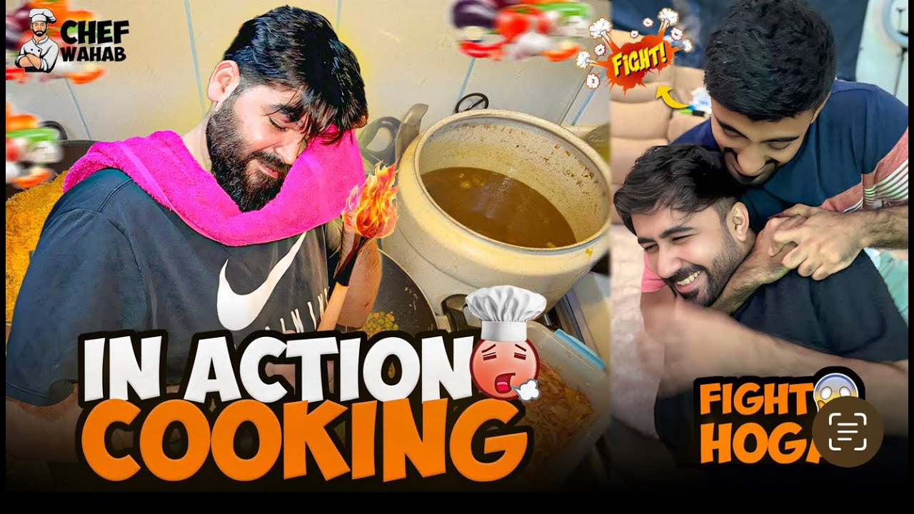 Chef in mood 🧑‍🍳 Fight hoo gai game per uff🤺🥷😡 - YouTube