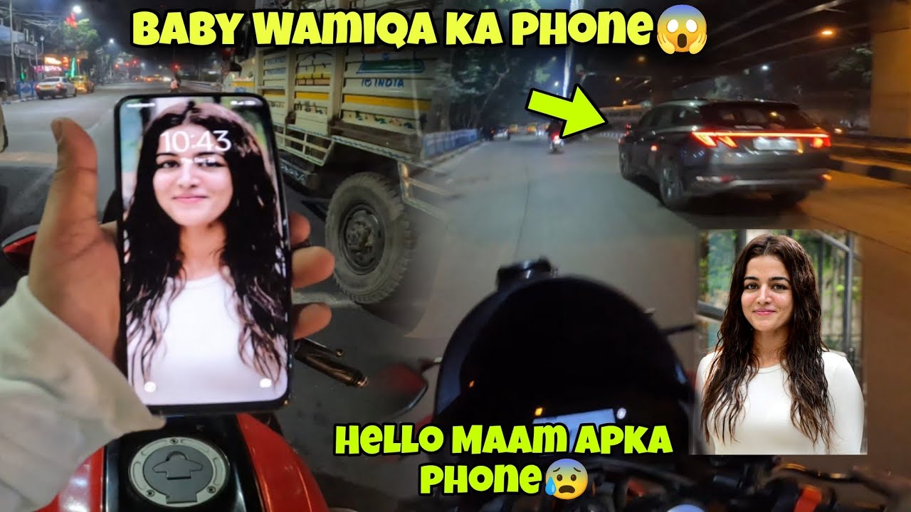 5Crore ki BMW😰Se Baby Wamiqa ka phone gir gya😱 - YouTube