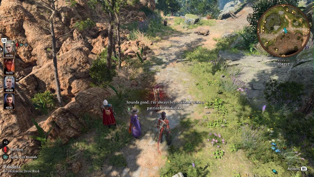 [BG3 Baldur's Gate 3] Party Banter: Act 1 Forest (Astarion, Karlach ...