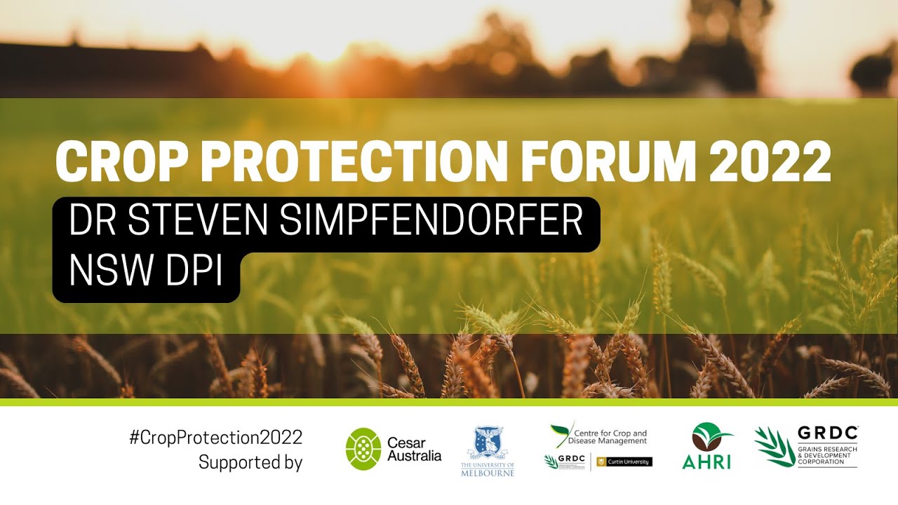 Steven Simpfendorfer | Crop Protection Forum 2022 - YouTube