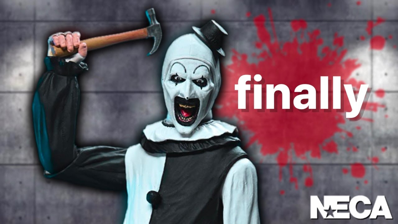 First Look - NECA Terrifier Art the Clown Ultimates Figure! - YouTube
