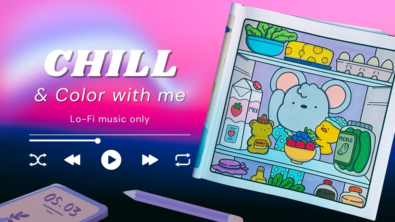 Color with Me & Chill: Relaxing LoFi Music for Creative Calm - YouTube
